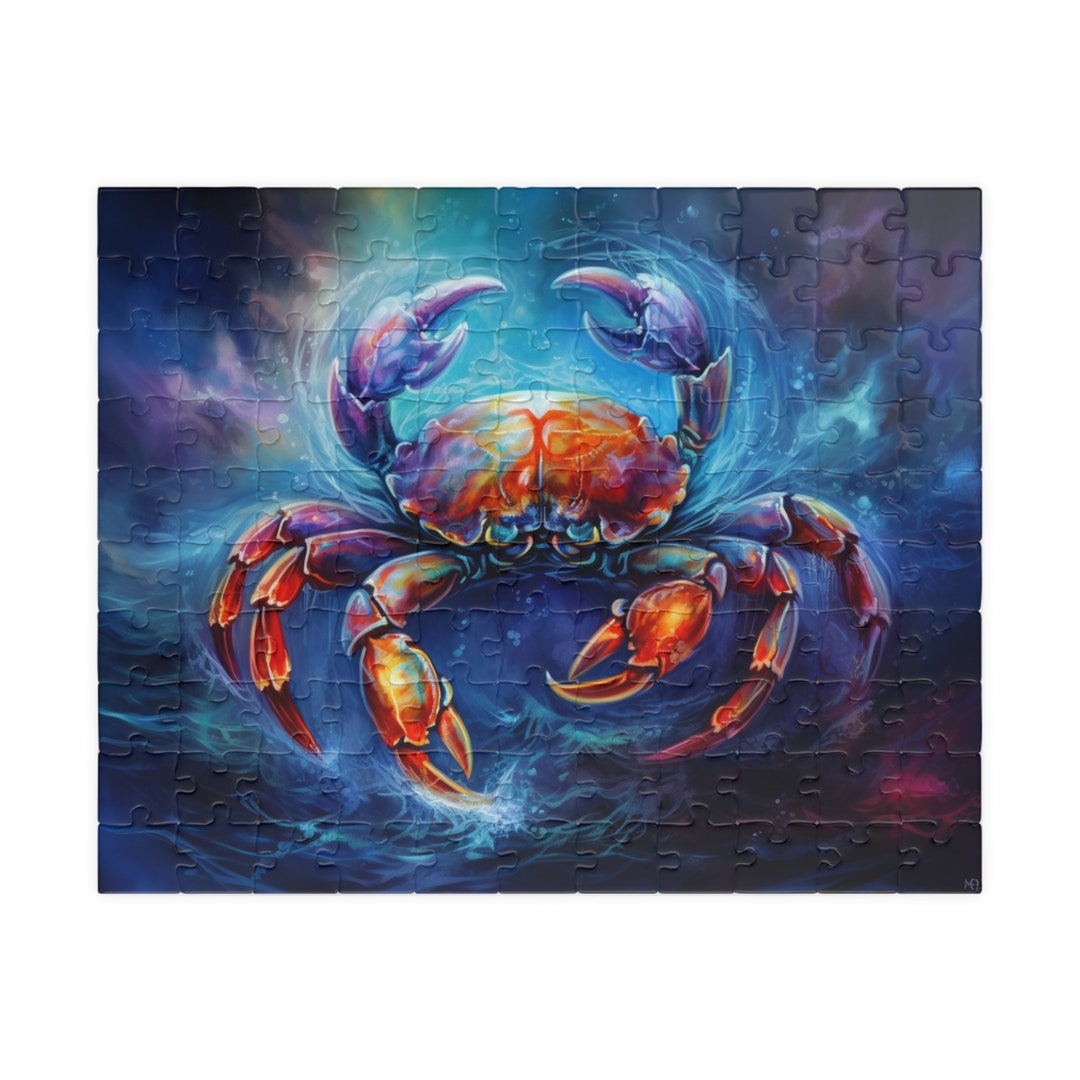 Cancer Puzzle, Zodiac Sign Puzzle - Etsy