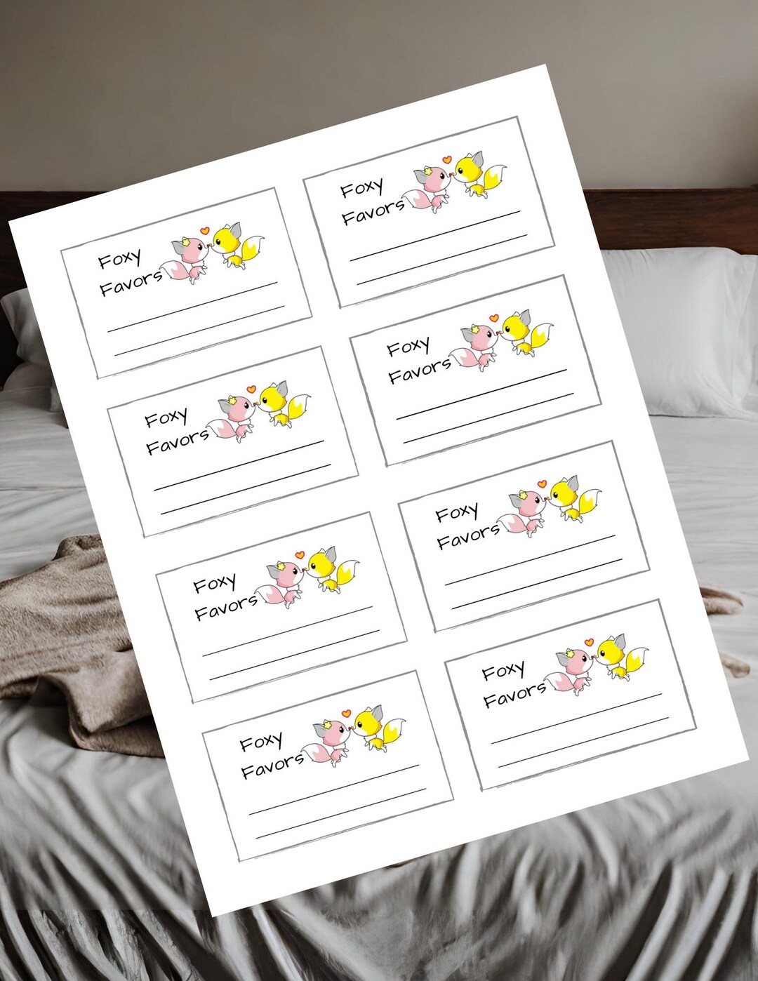 Adult Favor Cards Printable Mature Gift Foxy Favors - Etsy