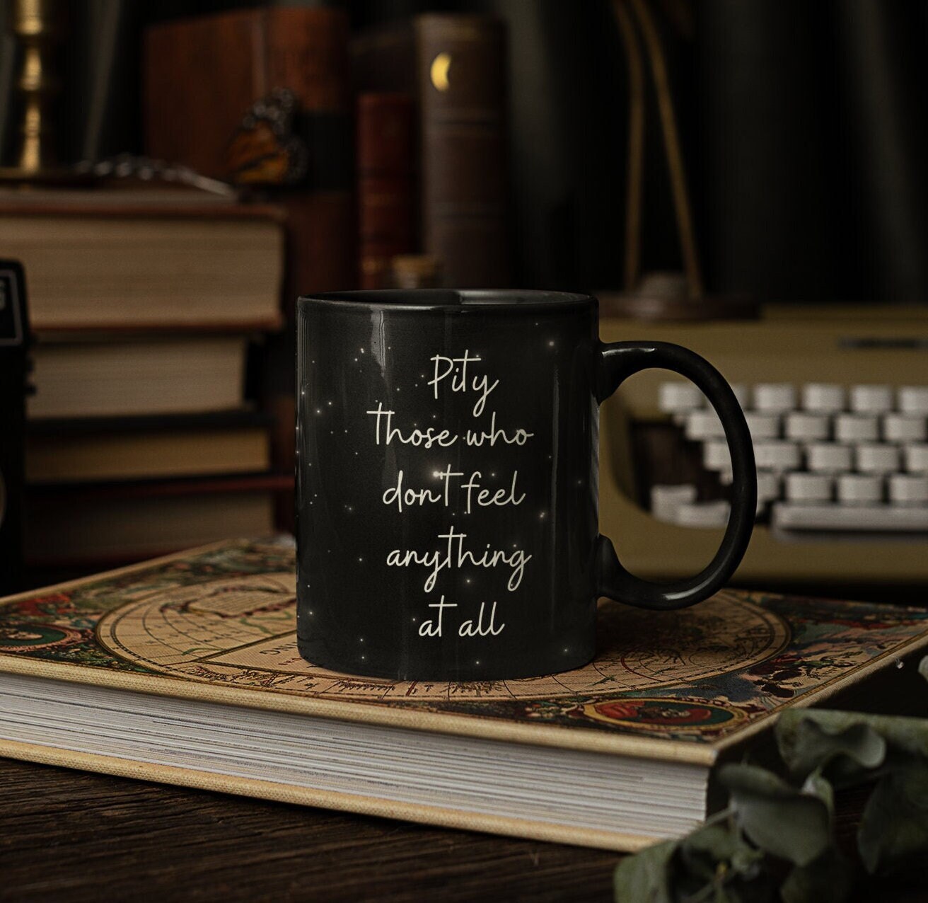 ACOTAR 11oz Black Mug ACOTAR Rhysand Mug A Court of Thorns and Roses ...