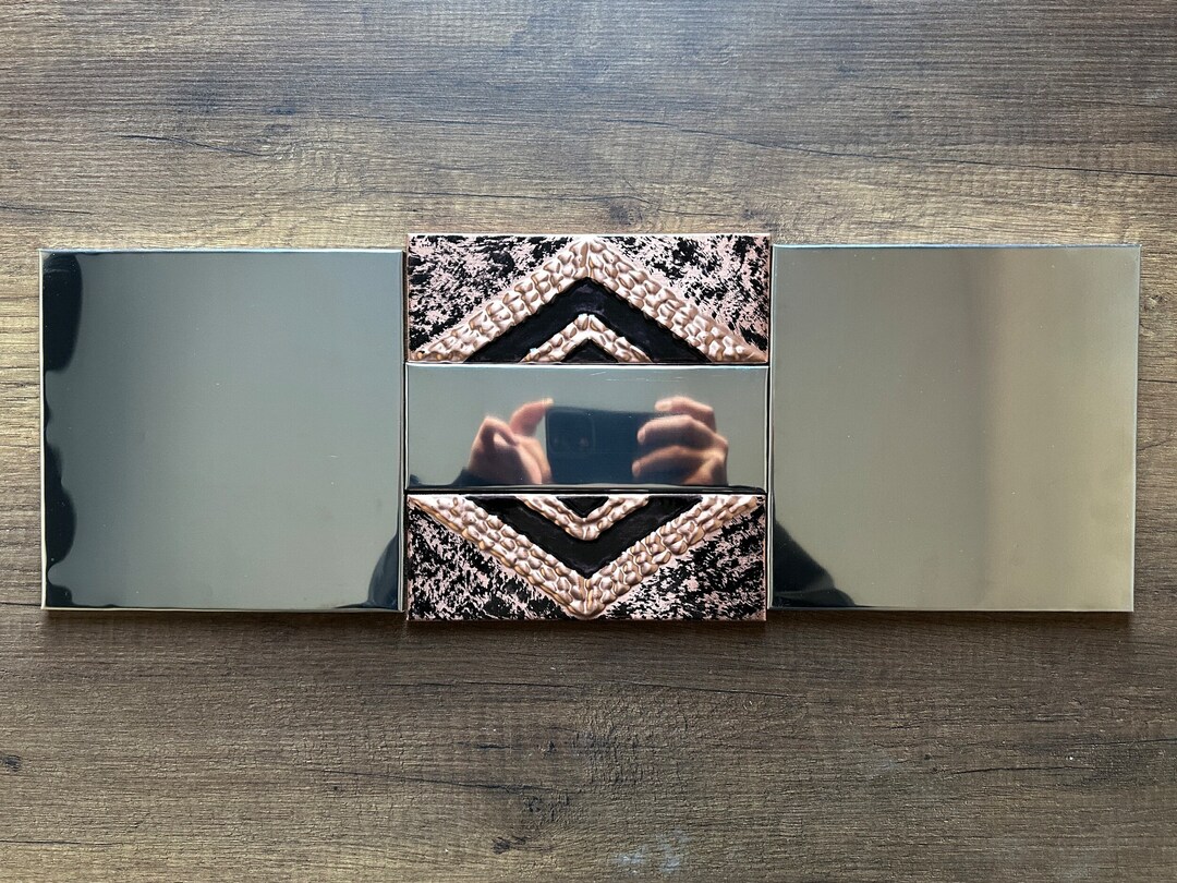 Handmade Chrome Tiles Backsplash, Kitchen Wall Decor, Fireplace Tiles ...