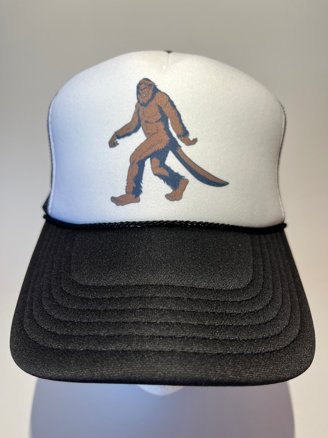 Bigfoot Trucker Hat Damsquatch Sasquatch Yeti Baseball Hat - Etsy