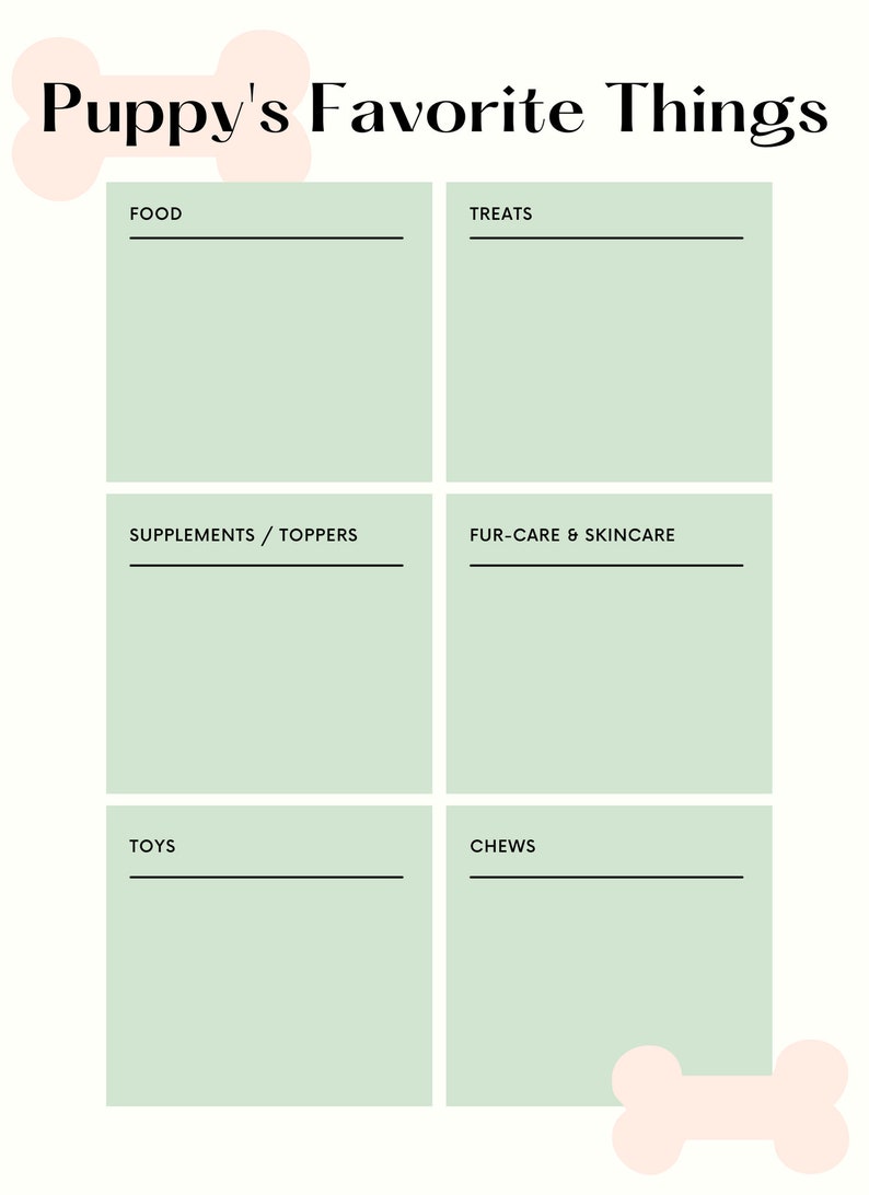 Puppy Training Schedule PDF, Printable Dog Training Schedule, New Puppy ...