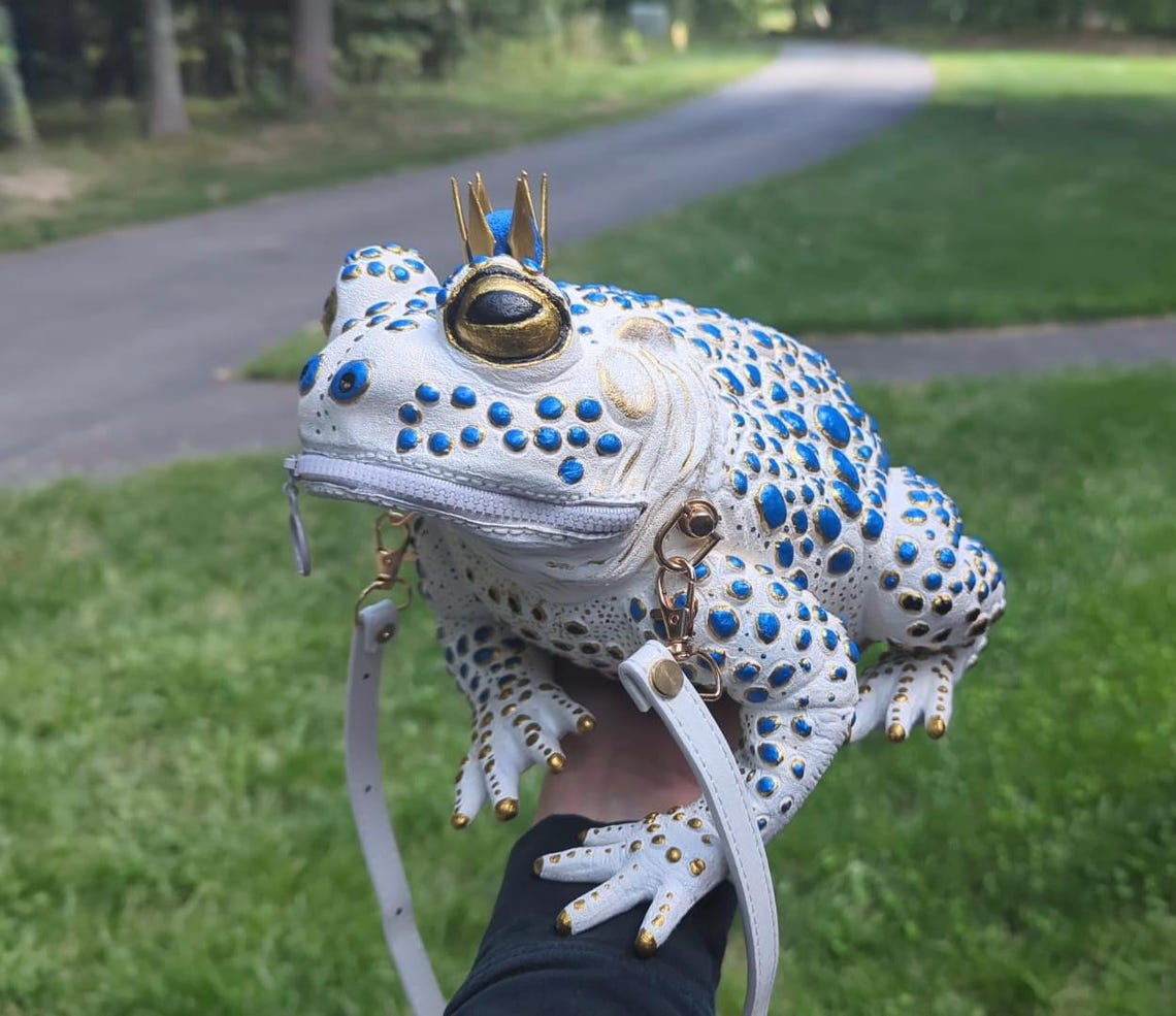 Toad Prince Purse - Etsy