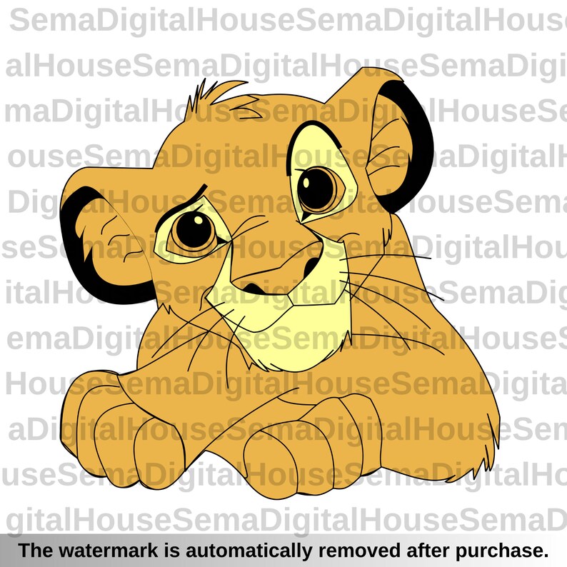 El Rey León PNG, El Rey León SVG, Impresiones digitales de películas de ...