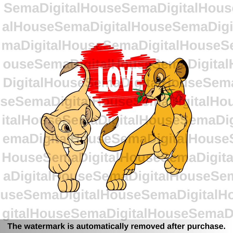 El Rey León PNG, El Rey León SVG, Impresiones digitales de películas de ...