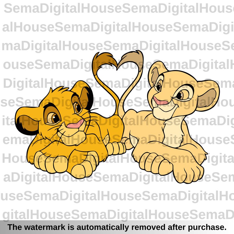 El Rey León PNG, El Rey León SVG, Impresiones digitales de películas de ...