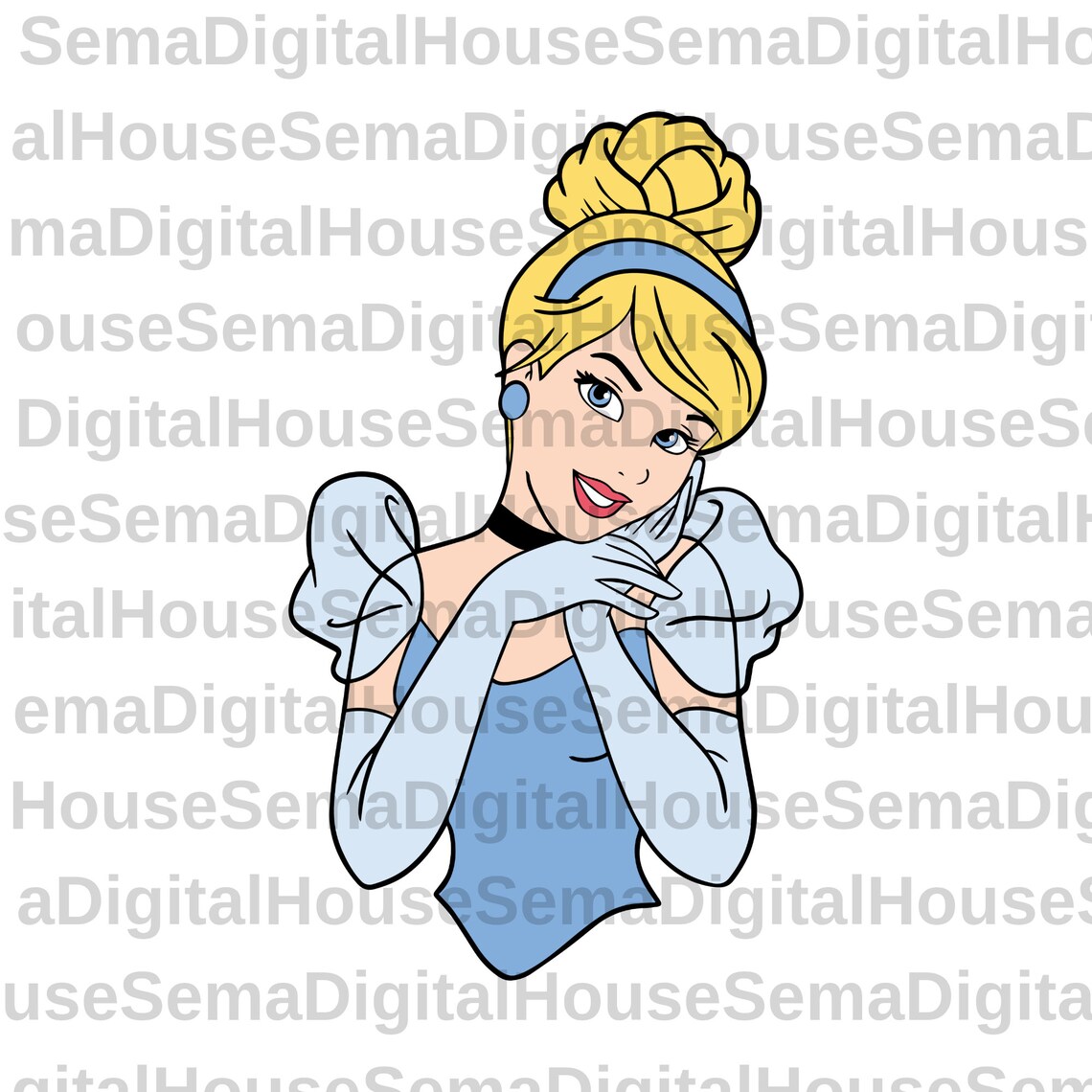 Princess Png, Princess Watercolor, Ariel Layered, Instant Download ...