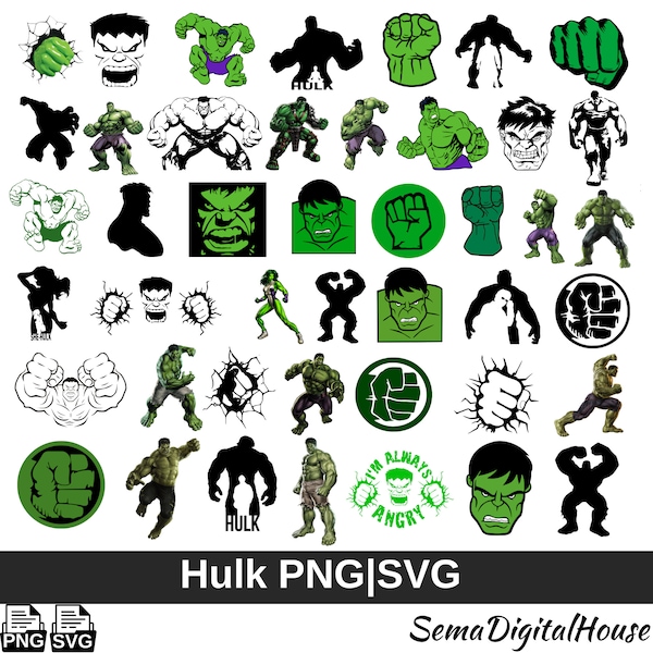 Hulk Svg - Etsy