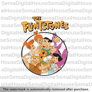 Flintstones Svg Bundle, Flinstones PNG, the Flinstones Cartoon Movie ...