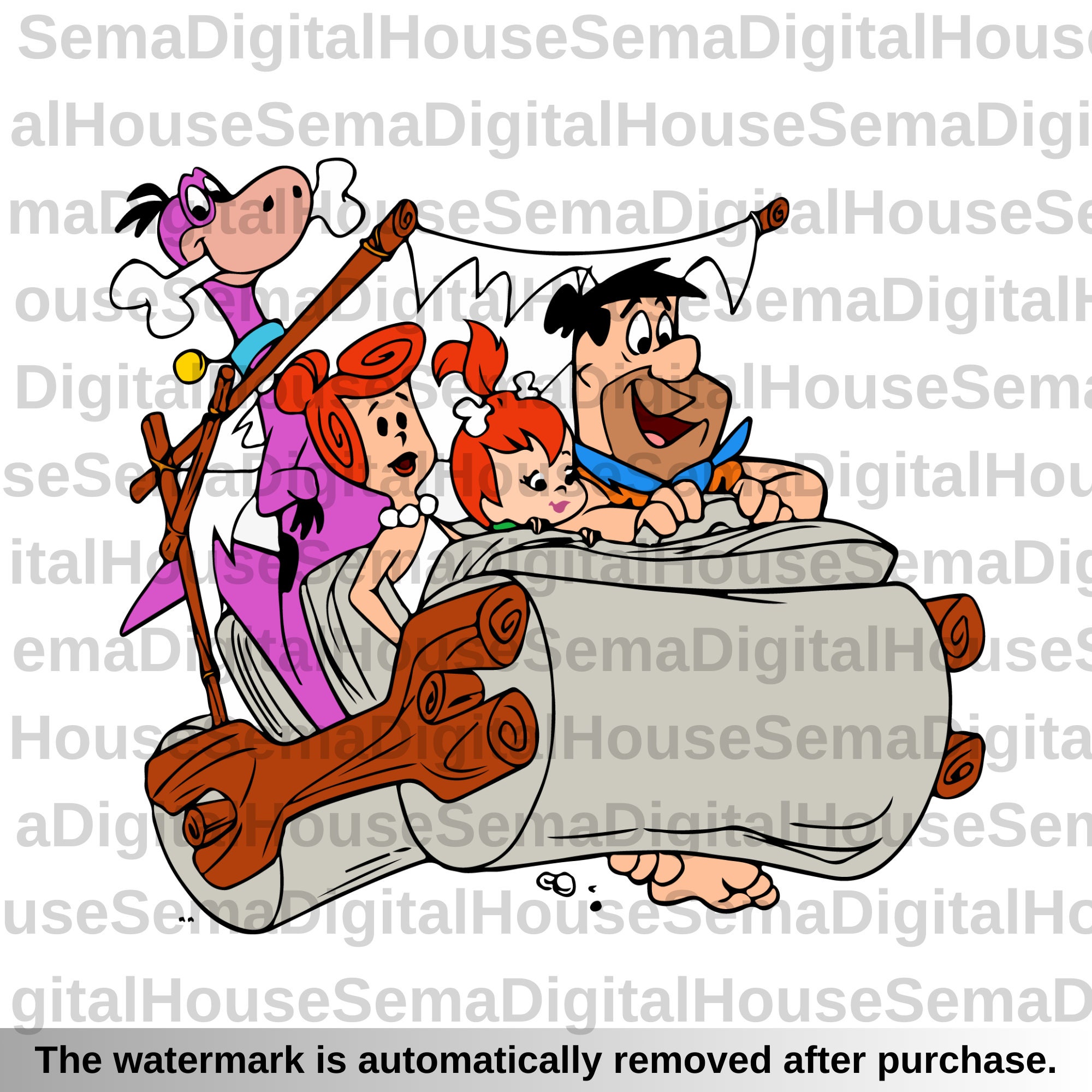 Flintstones Svg Bundle, Flinstones PNG, the Flinstones Cartoon Movie ...