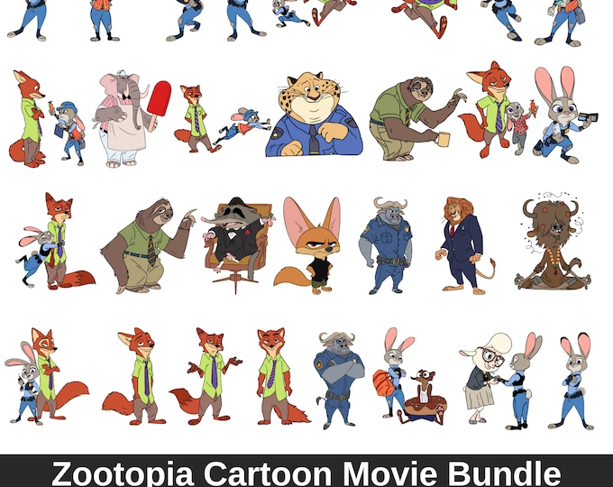 Zootopia, Zootopia SVG, Zootopia Clipart Zootopia Cut File, Zootopia ...