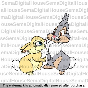 Bambi Png, Cartoon Bambi Svg, DXF and PDF Files, 60 Piece,bambi Clipart ...
