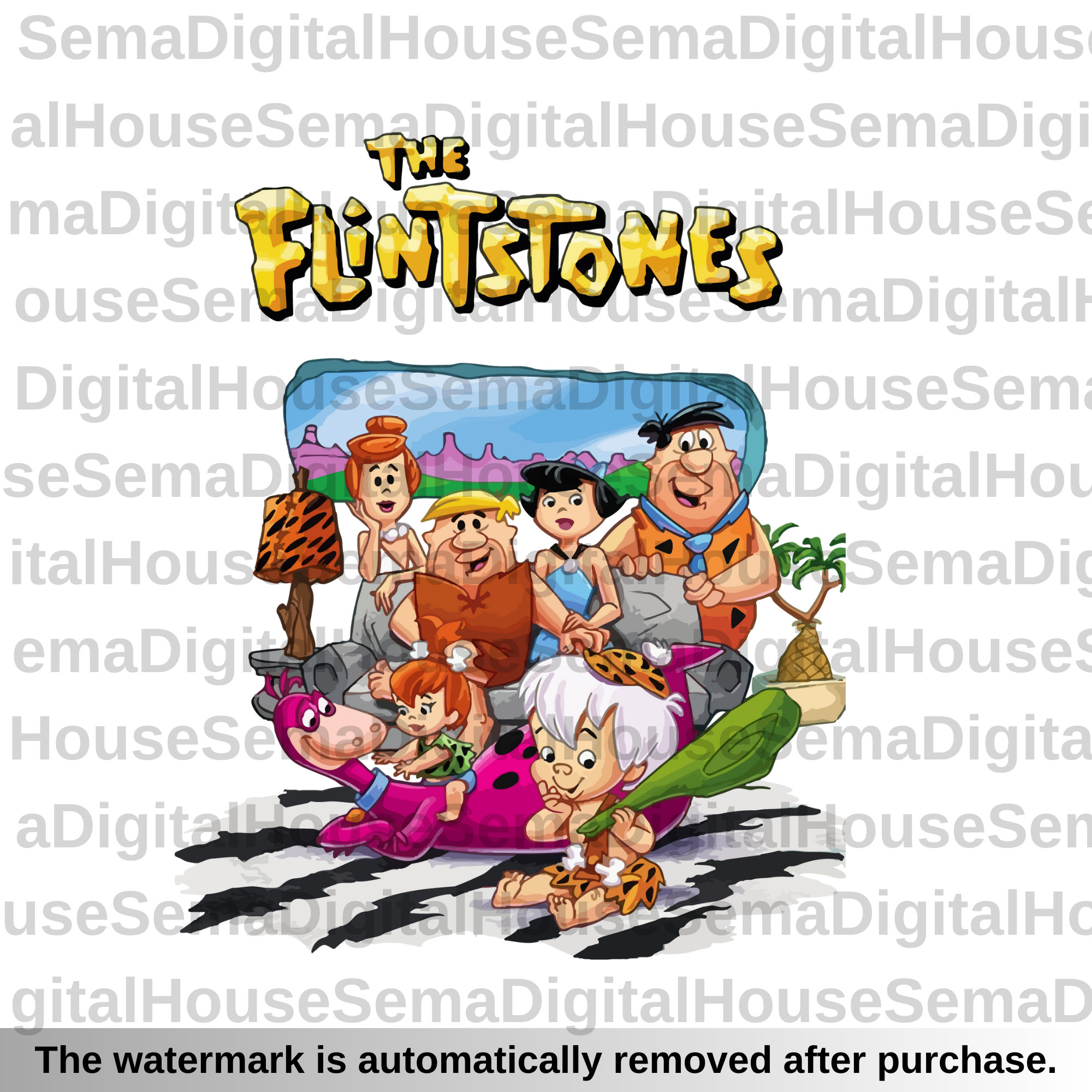 Flintstones Svg Bundle, Flinstones PNG, the Flinstones Cartoon Movie ...