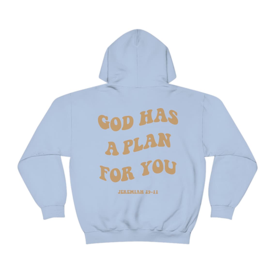 God Has Plan for You Yellow Text Hoodie, VSCO Hoodie, Aesthetic Sweat ...