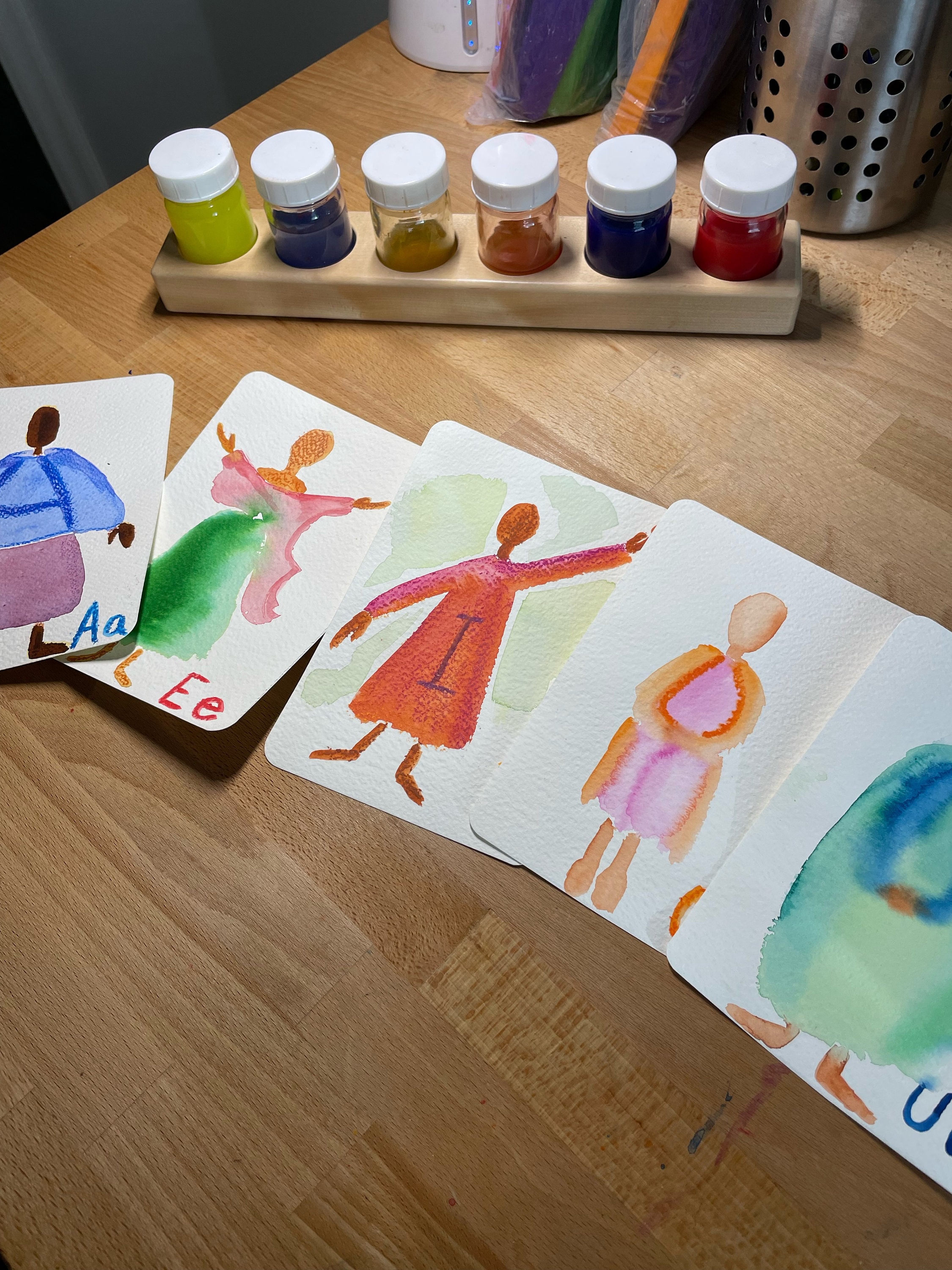 Waldorf School Alphabet Letter Cards - Etsy
