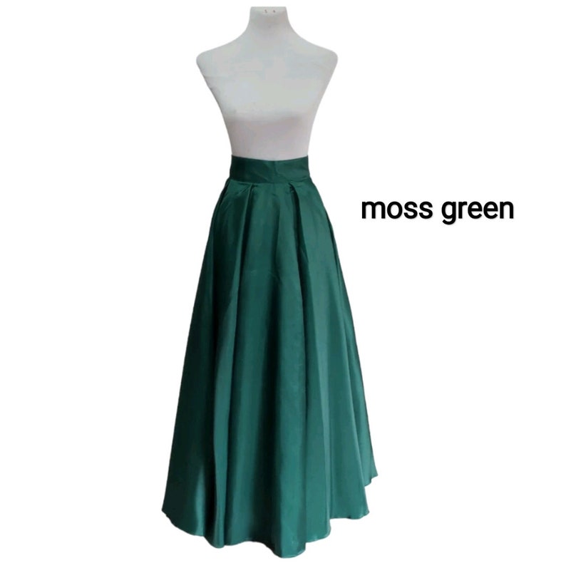 Modern FILIPINIANA Pleated Box Skirt | Satin Box Pleated Skirt | Heavy ...