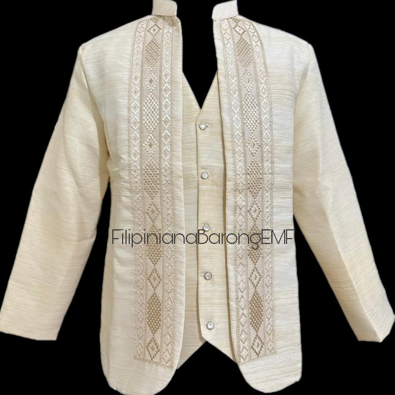 Barong Coat Tagalog - Etsy