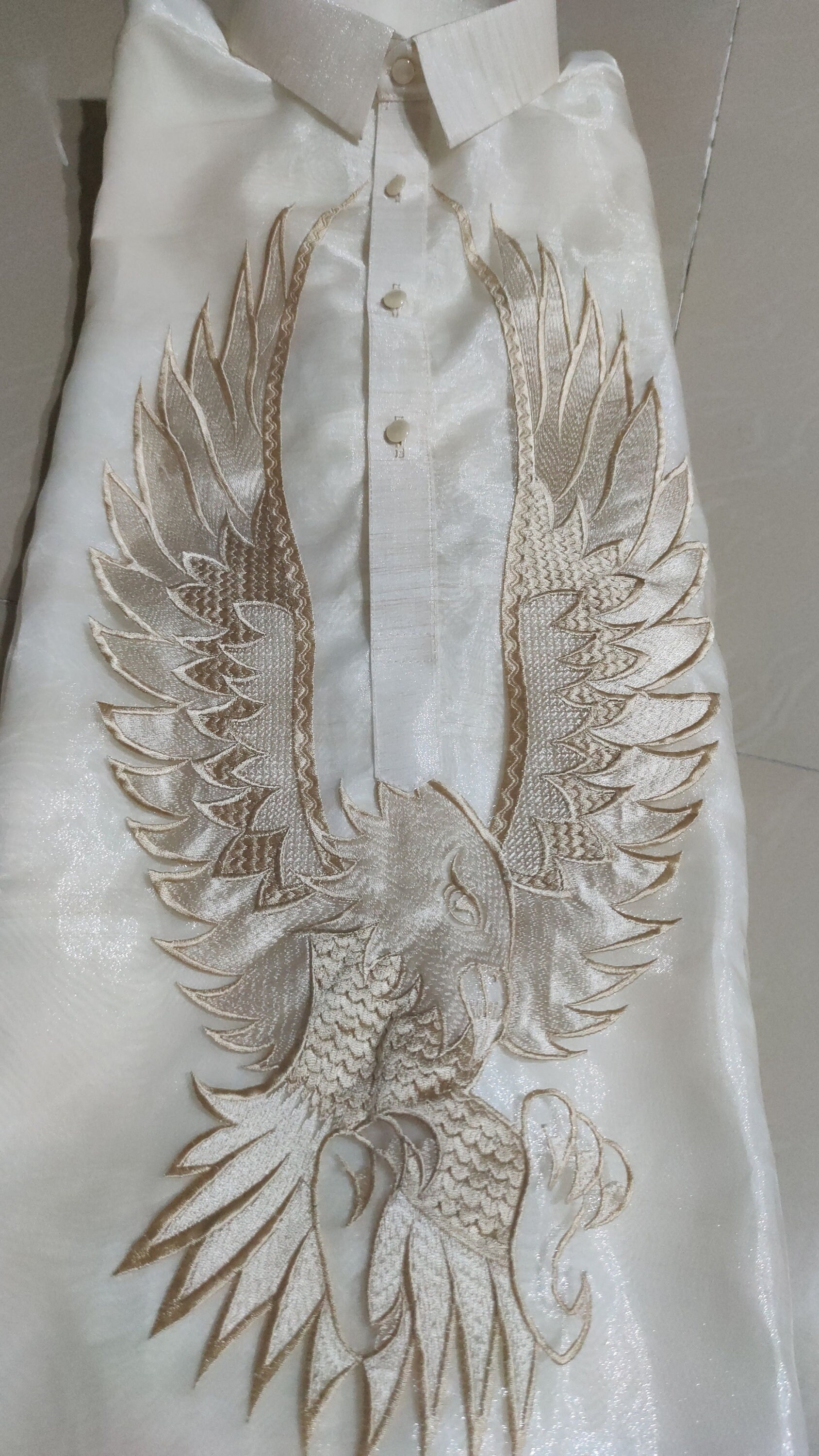 Couple Eagle Barong Tagalog and Filipiniana Dress for Men and Women ...
