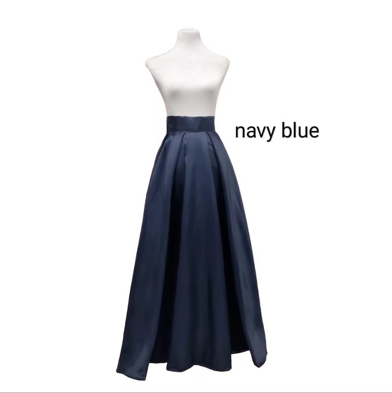 Modern FILIPINIANA Pleated Box Skirt Satin Box Pleated Skirt Heavy ...
