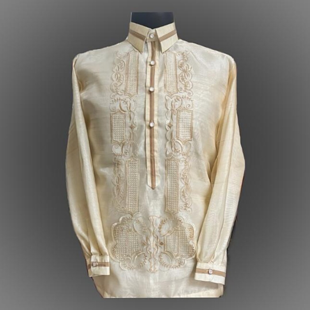 MODERN BARONG Tagalog Size up to 8XL | With Inner Lining and Mocha ...