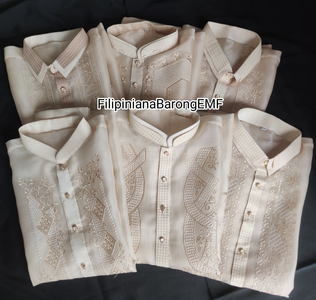 Men's Barong Tagalog| SUPER BIG SALE| Piña Organza | Jusilyn | Cocoon ...