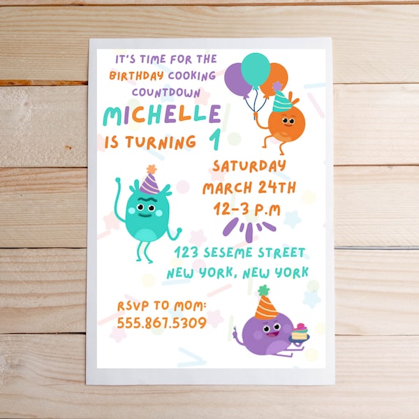 Super Simple Songs Birthday Invitation - Etsy