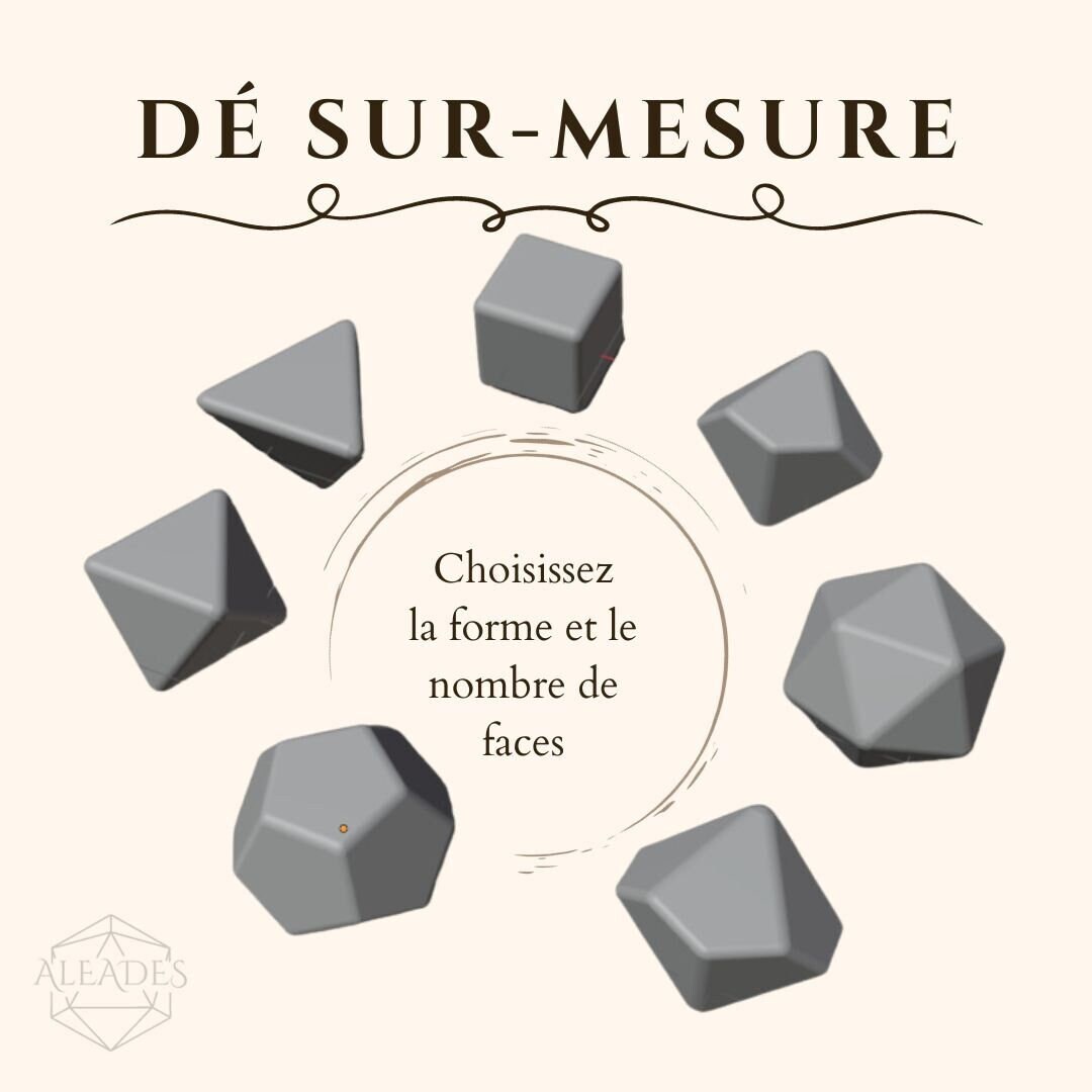 Custom Personalized Dice, Choice of Number of Faces, Color, Size, Logos ...