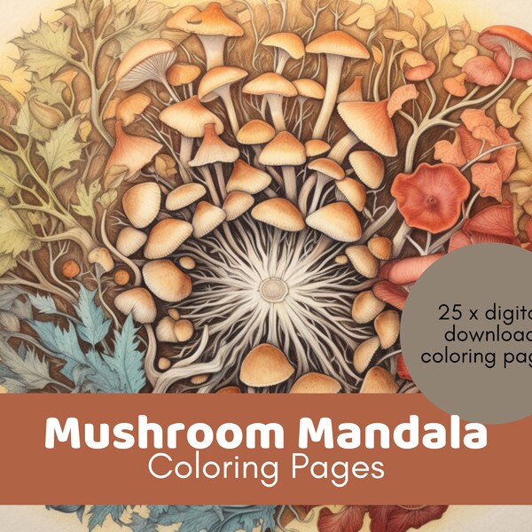 Mandala Bundle Printable Coloring Pages - Etsy Israel