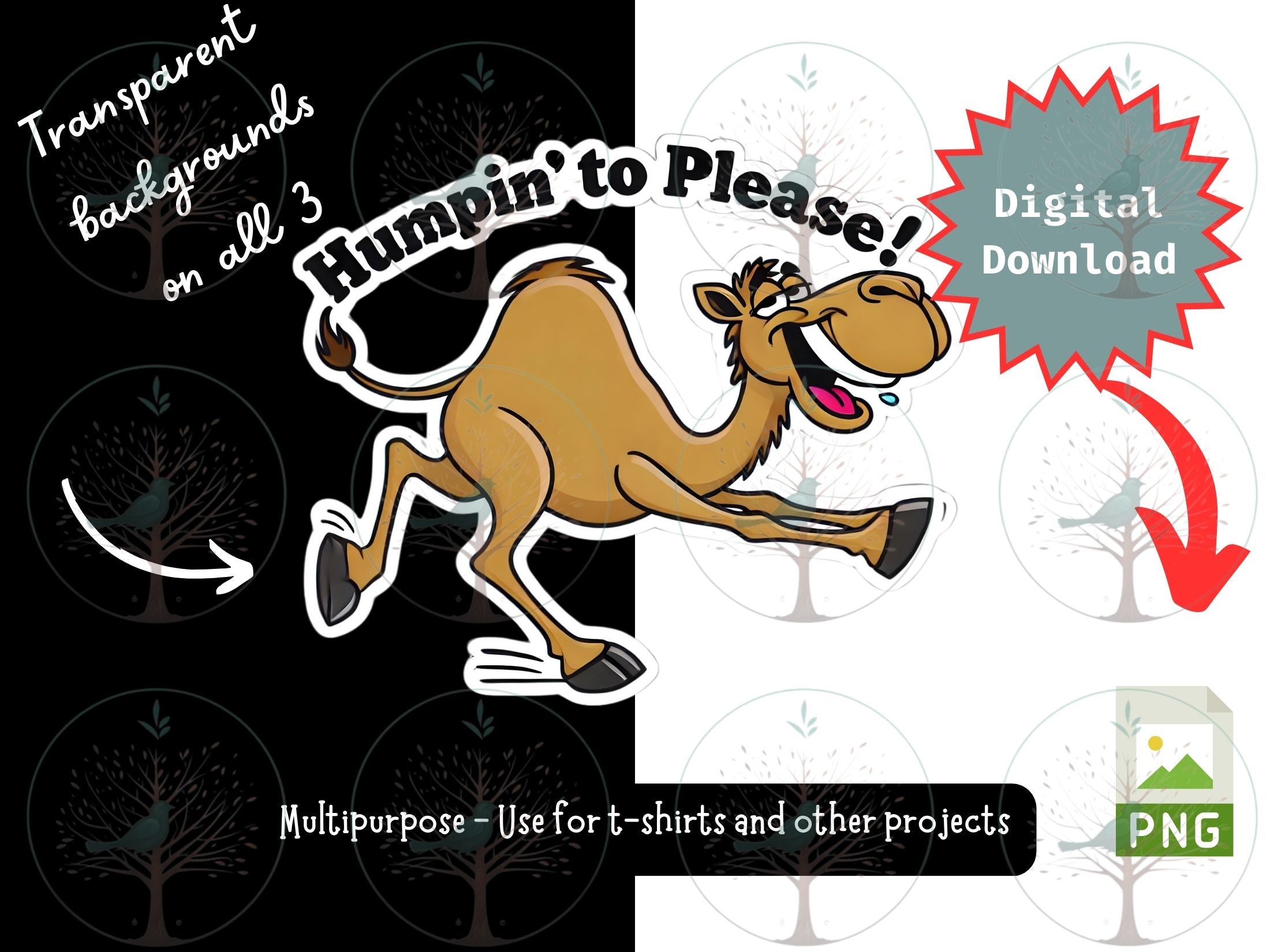 Silly Camel Cartoon Png, Clipart, Scrapbooking, Positive Vibes, Wall ...