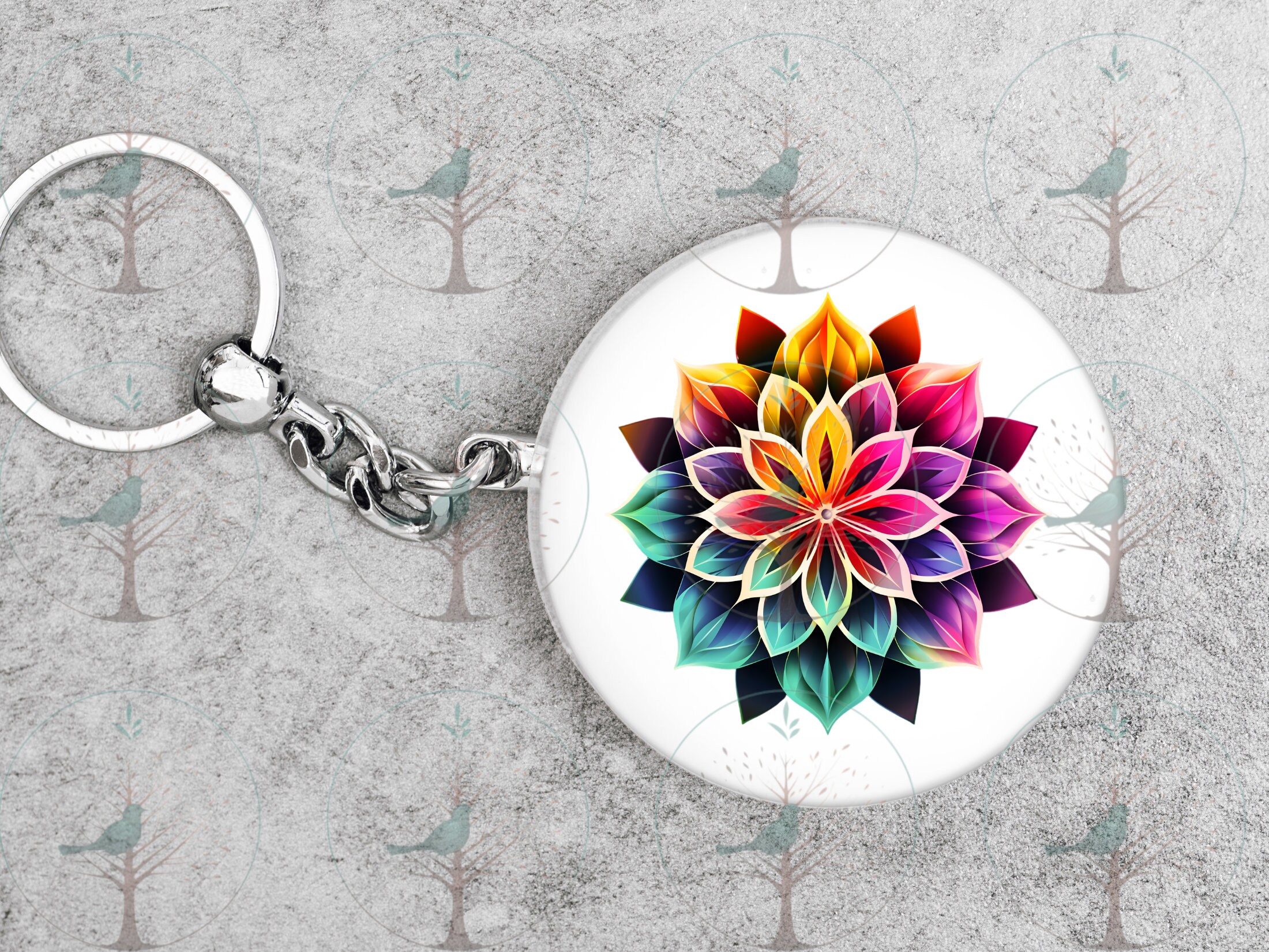 Neon Mandala Clipart Set, Vibrant Colorful, Chakra, Torus, Bohemian ...