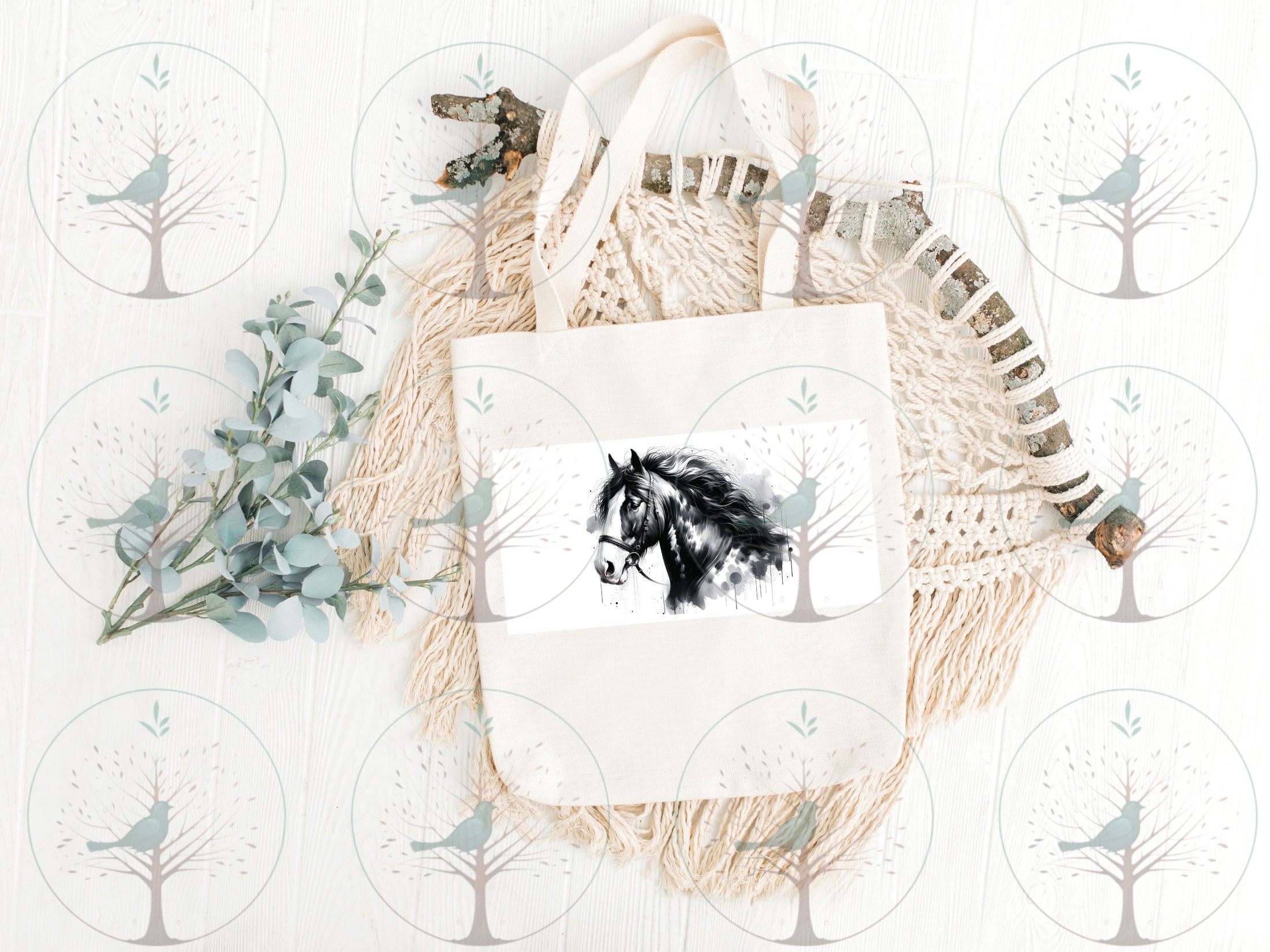 Gorgeous Black Horse License Plate PNG, Animal Lover Gift, Clydesdale ...