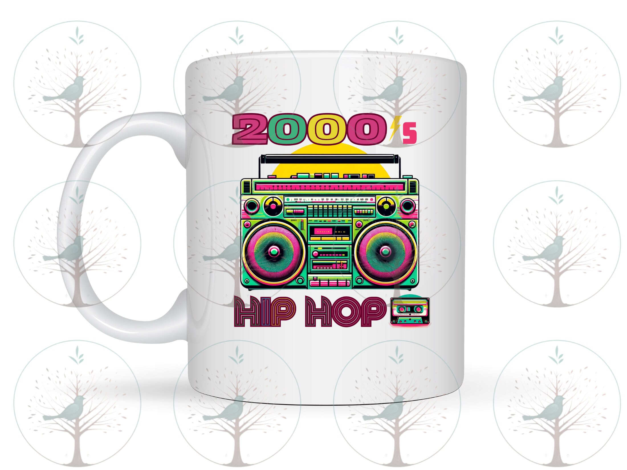 Retro 2000s Boombox Clipart, Vintage Hip Hop Decor, Old School Music ...