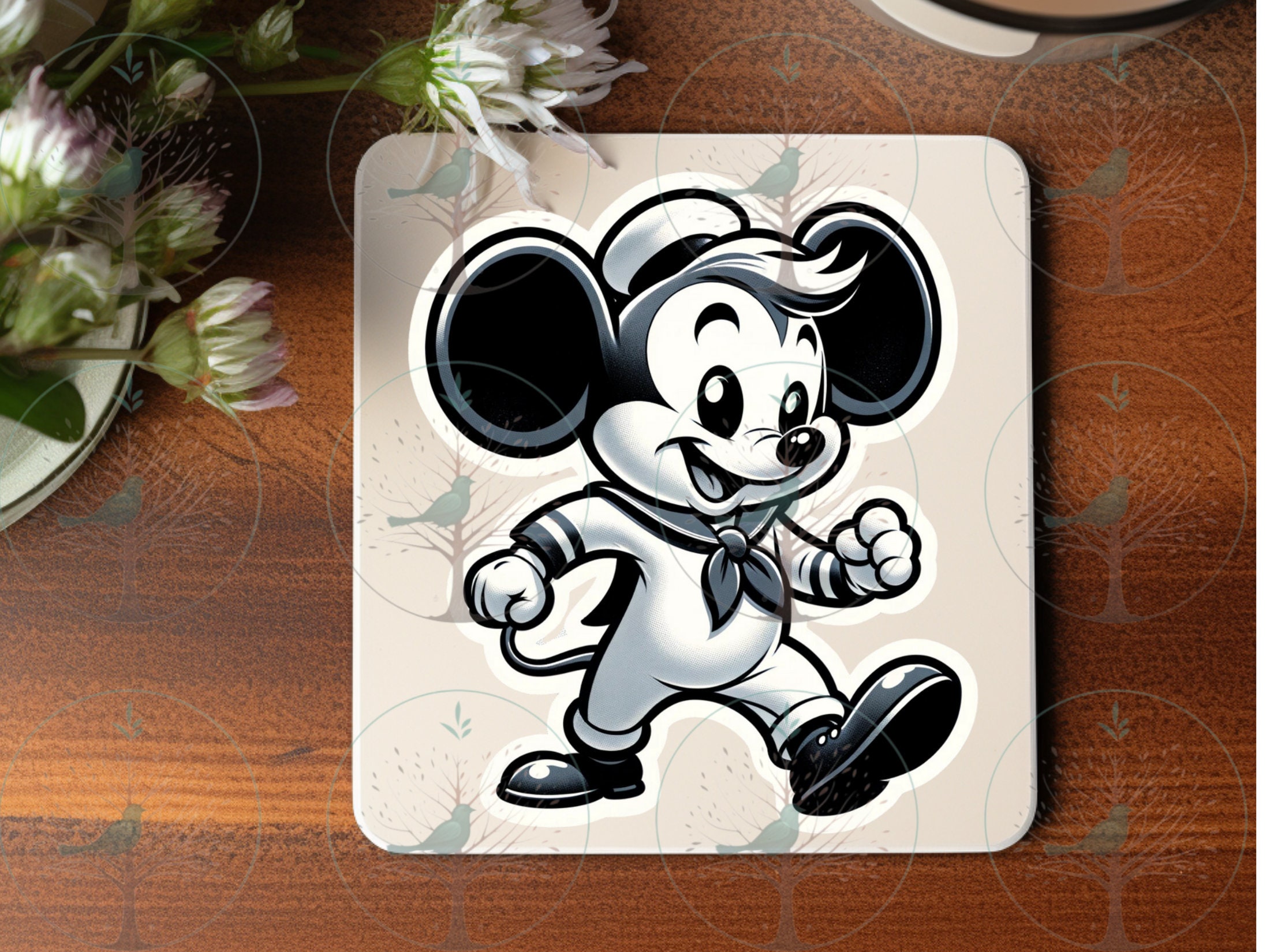 Vintage Mouse Clipart Set, Black and White, Timeless Cartoon, Retro ...