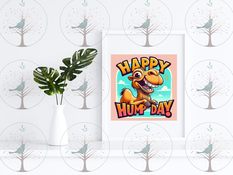 Happy Hump Day Meme Png, Clipart, Scrapbooking, Positive Vibes, Wall ...