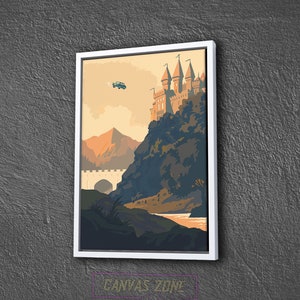 Wizardry School Canvas Poster, Magical Academy Wall Art, Magical School ...