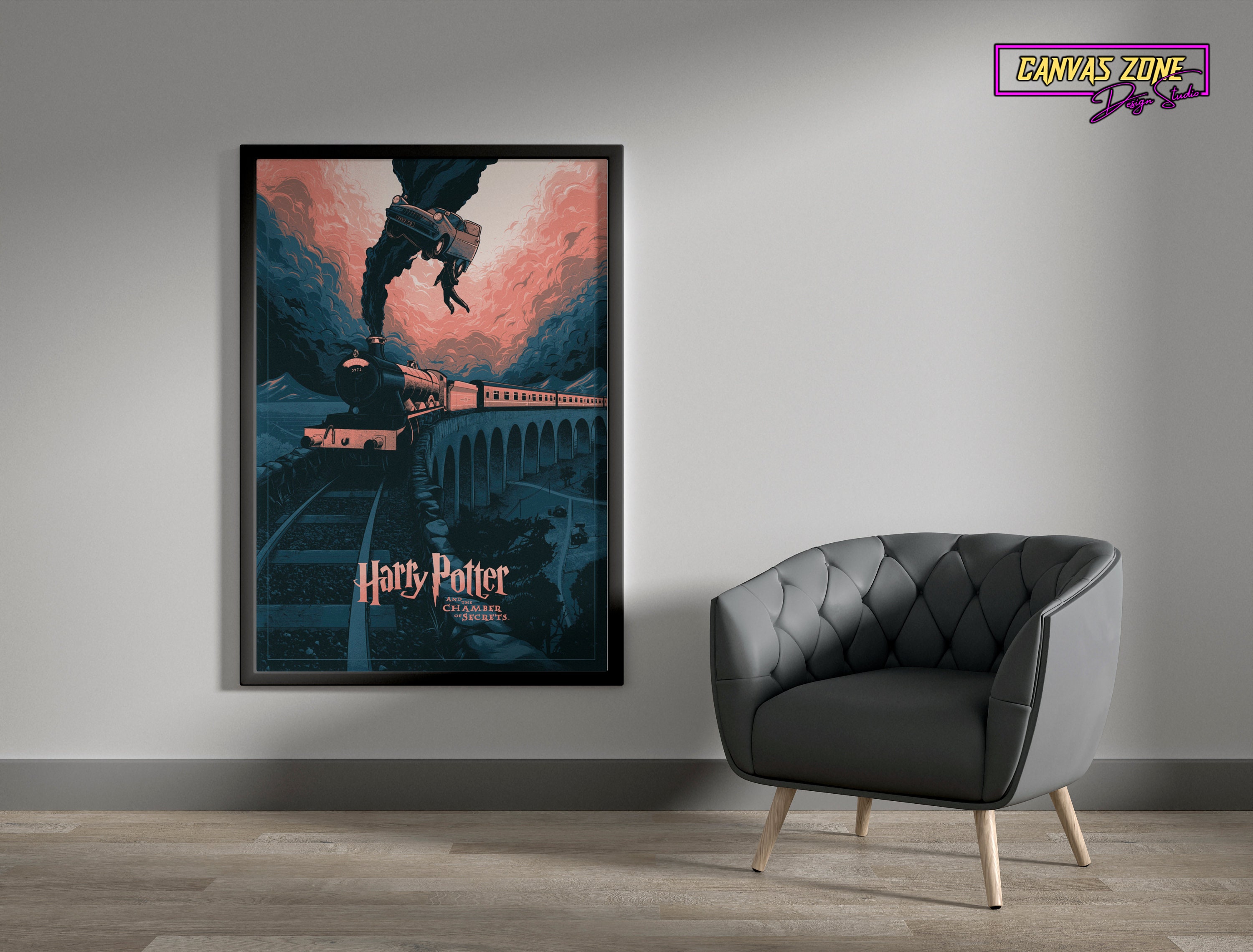 Hogwarts Express Canvas Poster, Movie Series Canvas, Fantasy Movie ...