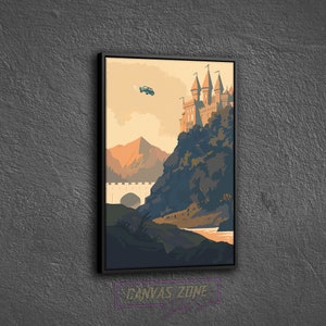 Wizardry School Canvas Poster, Magical Academy Wall Art, Magical School ...