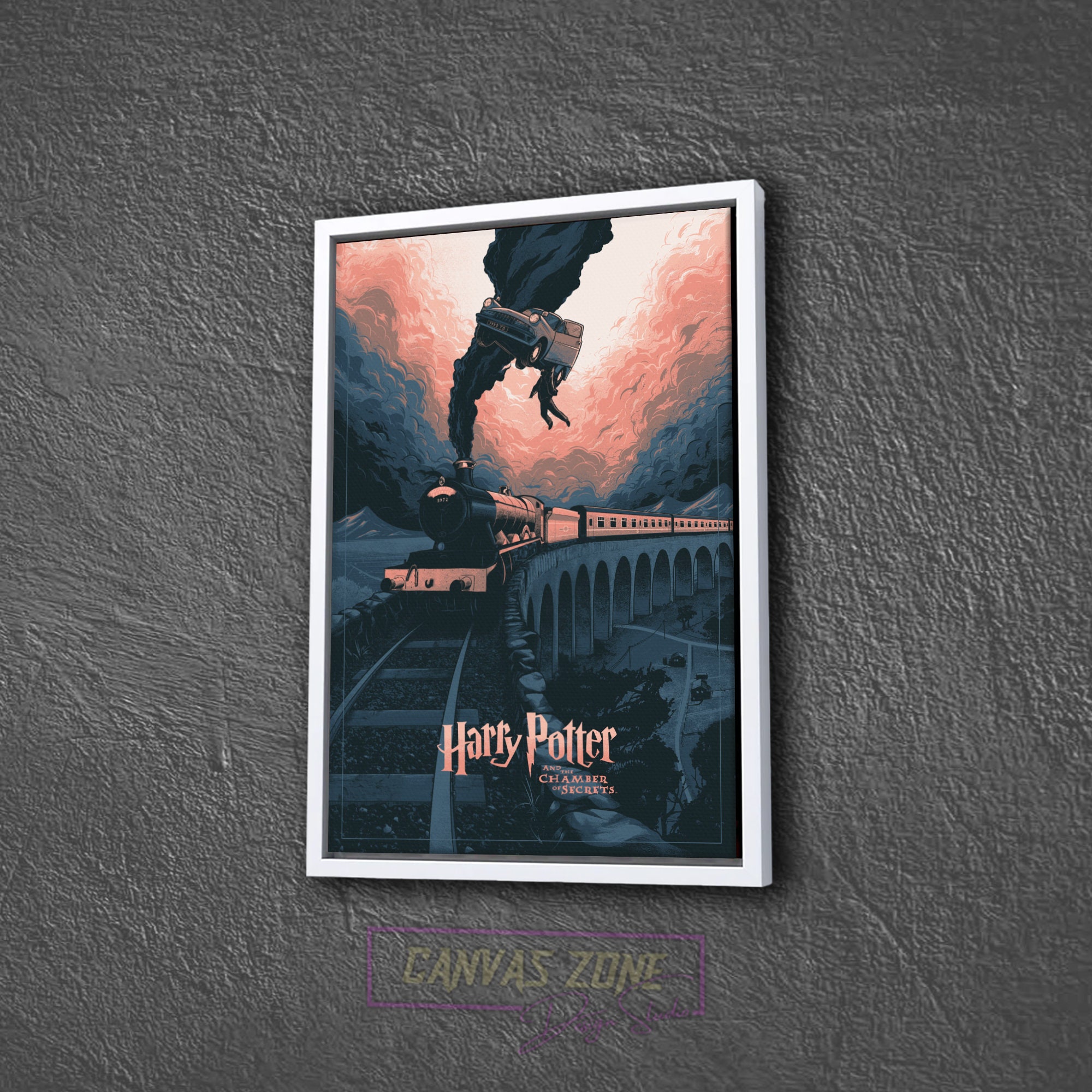 Hogwarts Express Canvas Poster, Movie Series Canvas, Fantasy Movie ...