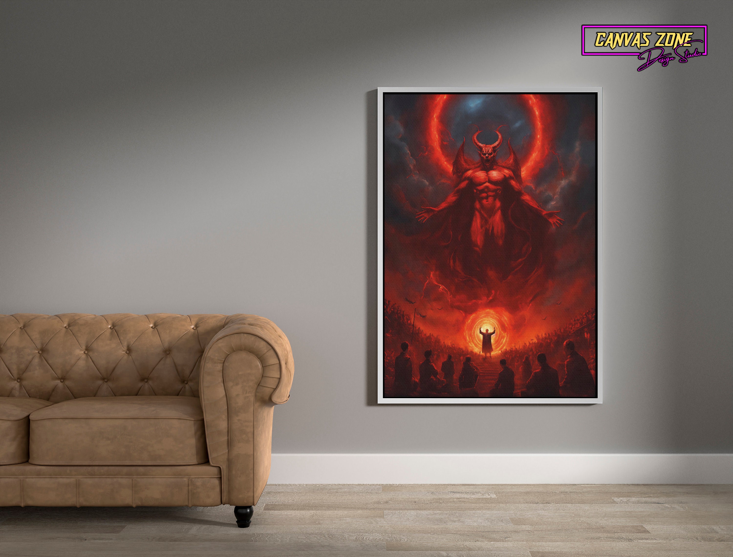 Spirit of Hell Canvas, Demon Canvas, the Devil's Deal Canvas, Evil ...