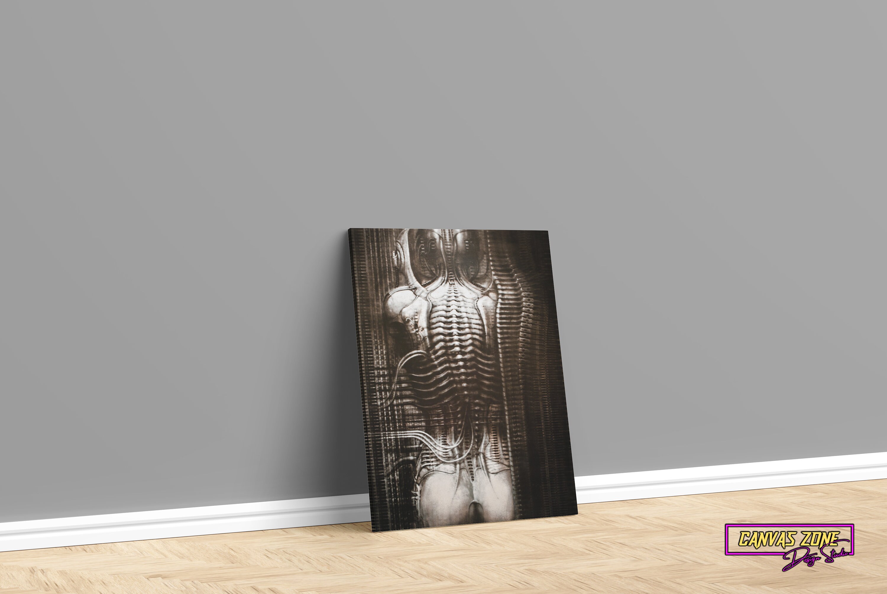 Giger Alien Poster Canvas Painting of Hr Giger Wall Decor - Etsy