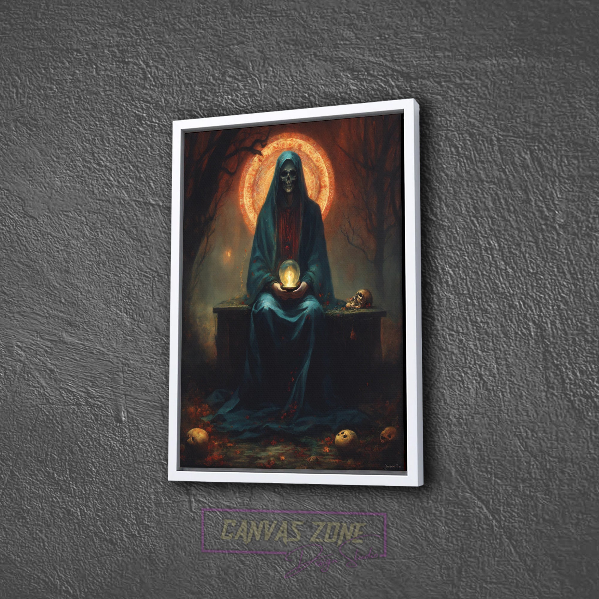 The Keeper of Hell Canvas, Evil Spirit Canvas, Devil Canvas, Spirit of ...