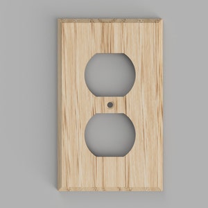 Wooden Switch and Outlet Covers Walnut, Hickory, Maple, Oak, Cherry - Etsy