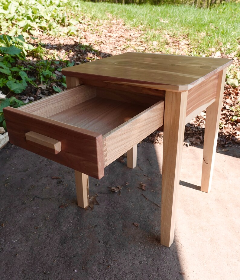 Eastern Red Cedar Side Table Eastern Red Cedar Nightstand Small Side ...