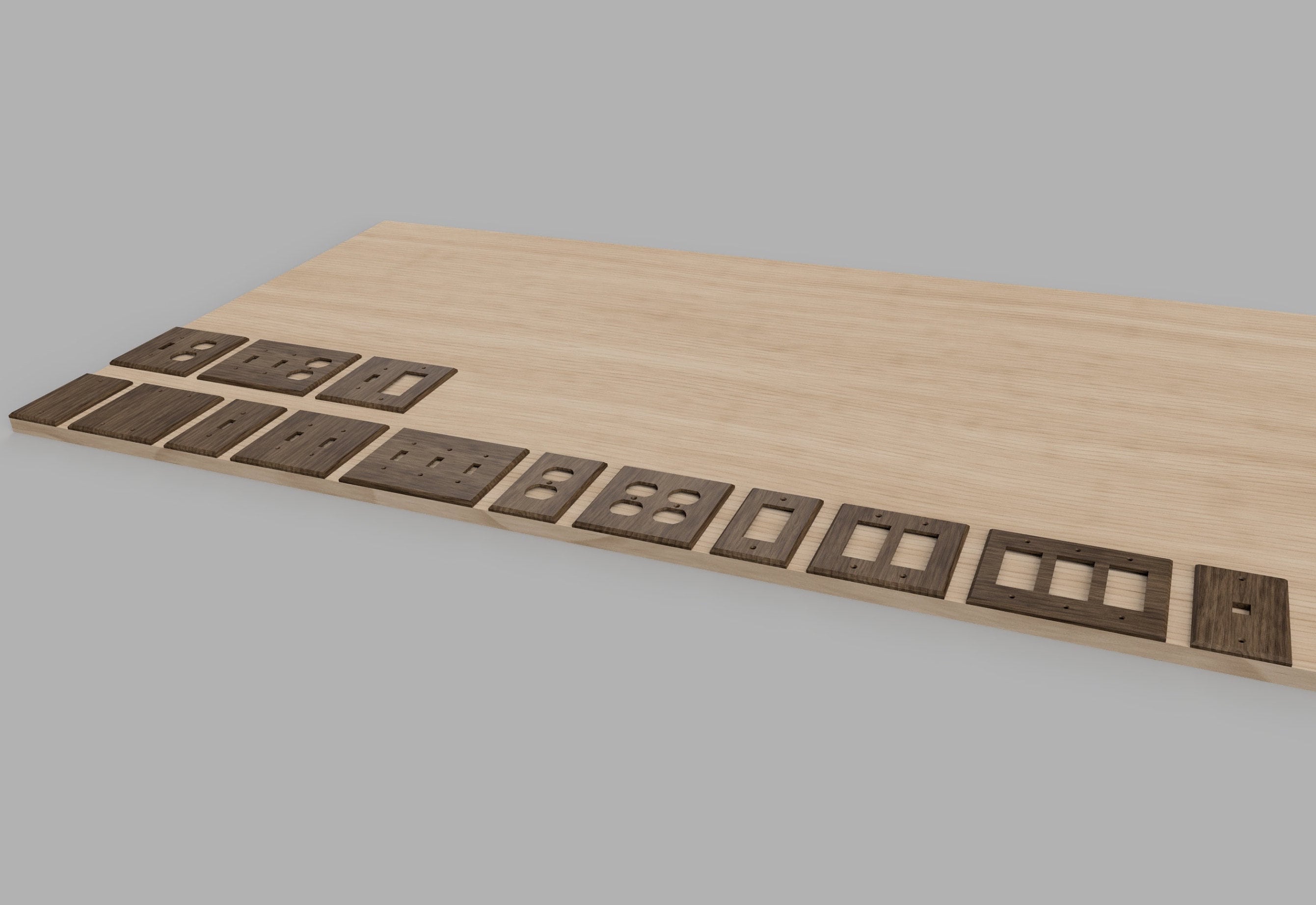 Wooden Switch and Outlet Covers Walnut Hickory Maple Oak - Etsy