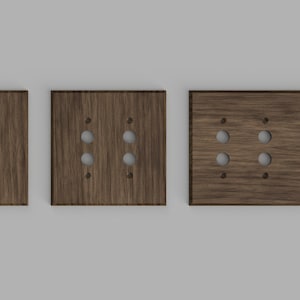 Wooden Switch and Outlet Covers Walnut, Hickory, Maple, Oak, Cherry - Etsy