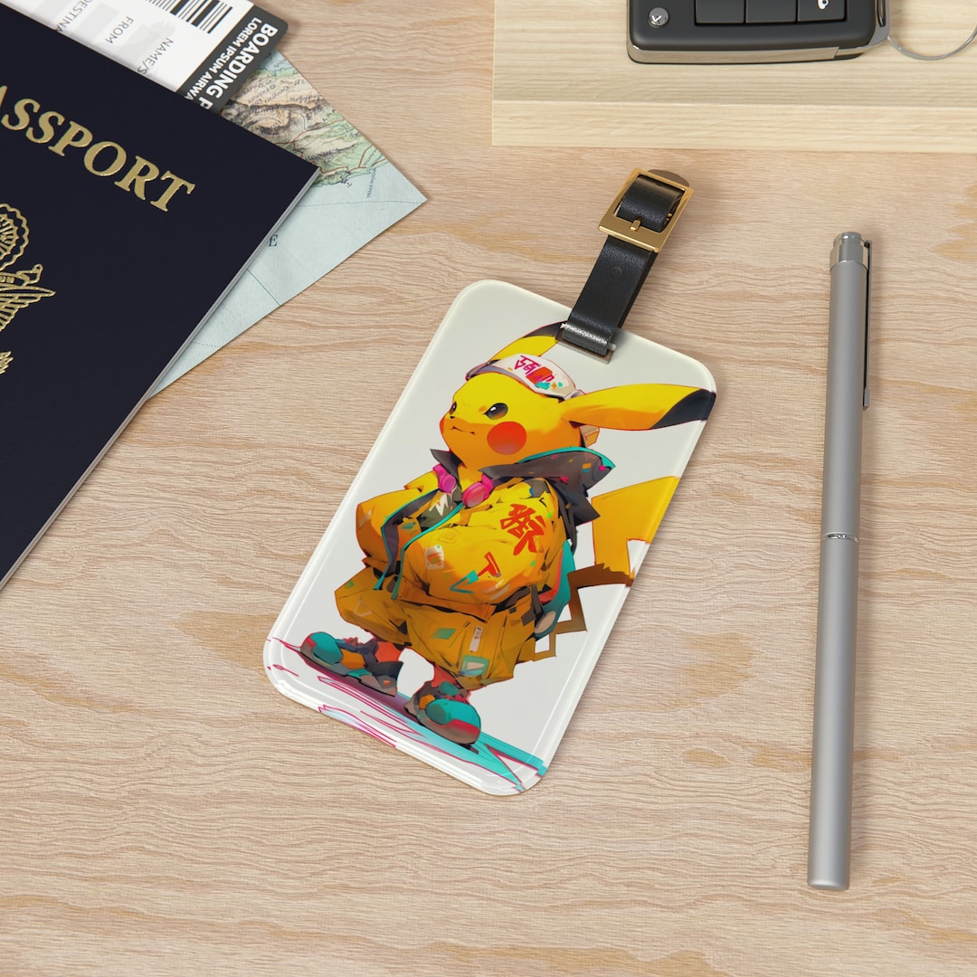 Gamer Luggage Tag Pokemon Luggage Tags Anime Suitcase Tag - Etsy