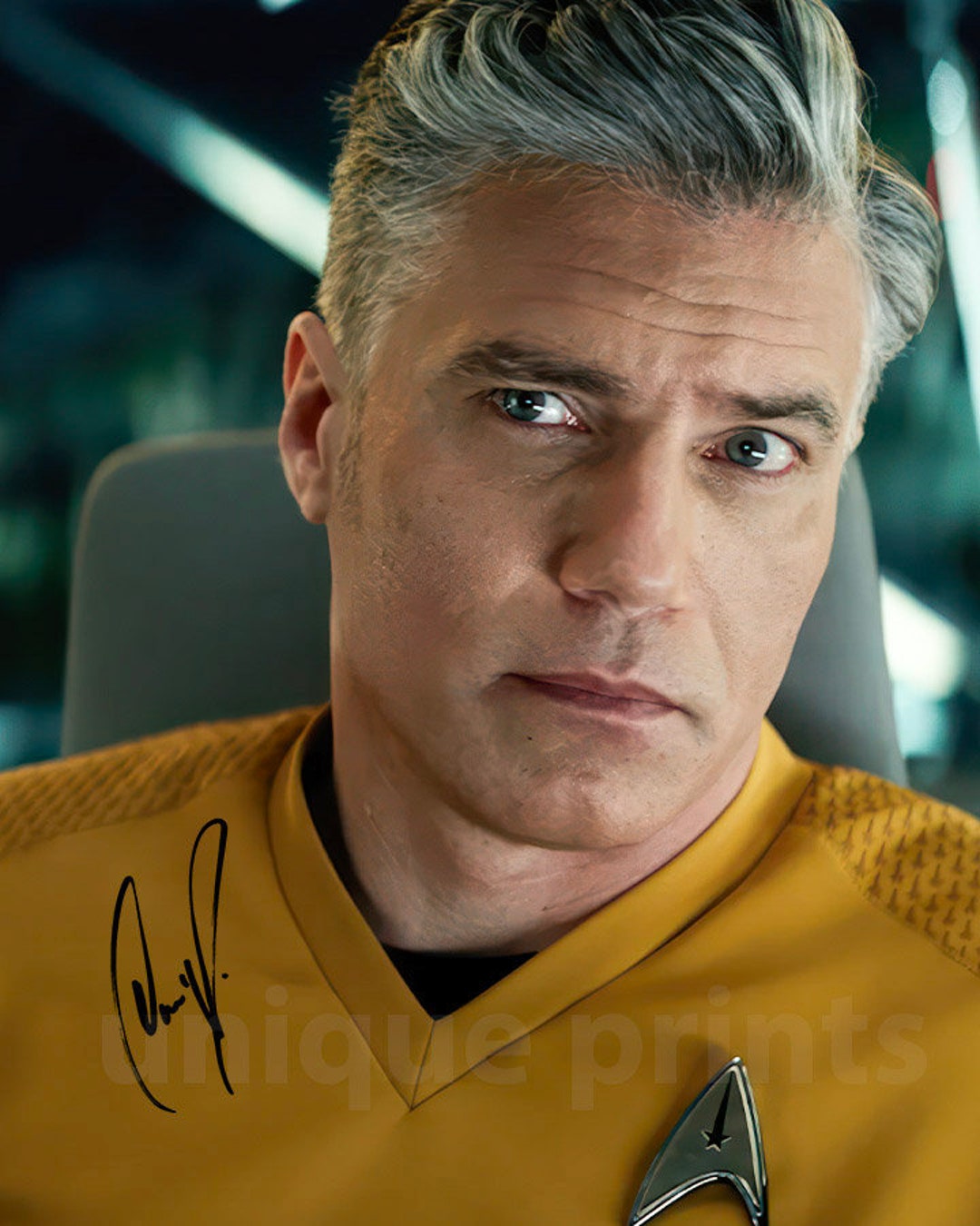Star Trek Enterprise Captains - Signed Prints / Anson Mount / Patrick ...
