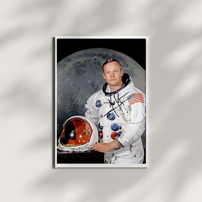 Apollo 11 Astronauts Signed Photo Set Neil Armstrong, Buzz Aldrin ...
