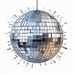 Trending 50 Silver / Colored Disco Balls Clipart, Retro Party Invite ...