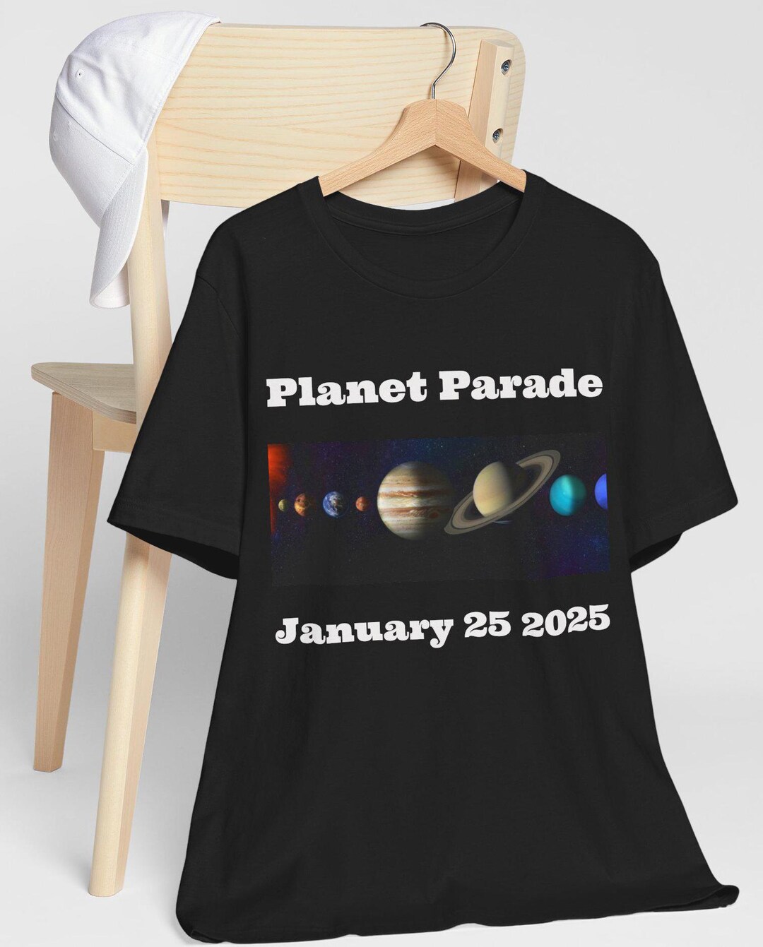 Planet Parade Tee, Solar System T Shirt, Planets Sun, Astronaut T-shirt ...